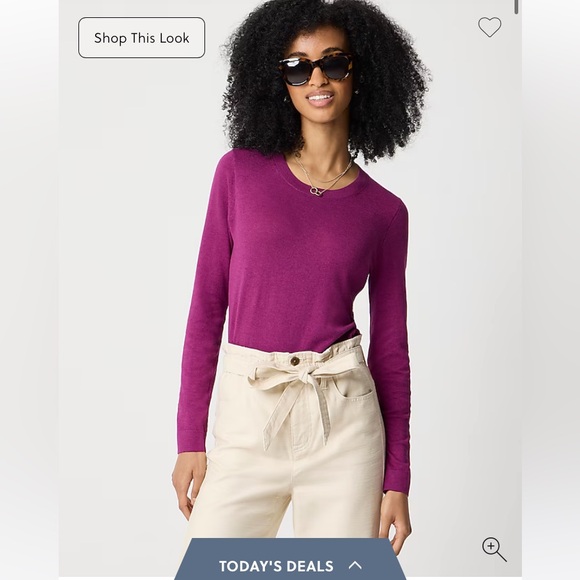 J. Crew Factory | Sweaters | J Crew Factory Teddie Sweater In Grape ...